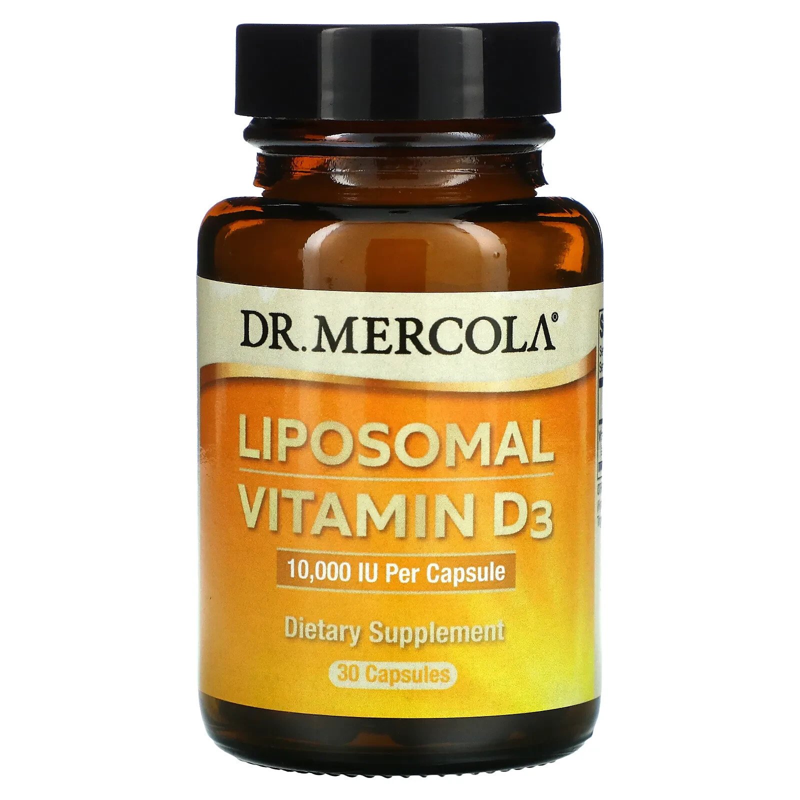 Купить Dr. Mercola Липосомальный витамин D3 (10000 МЕ), 30 капсул ...