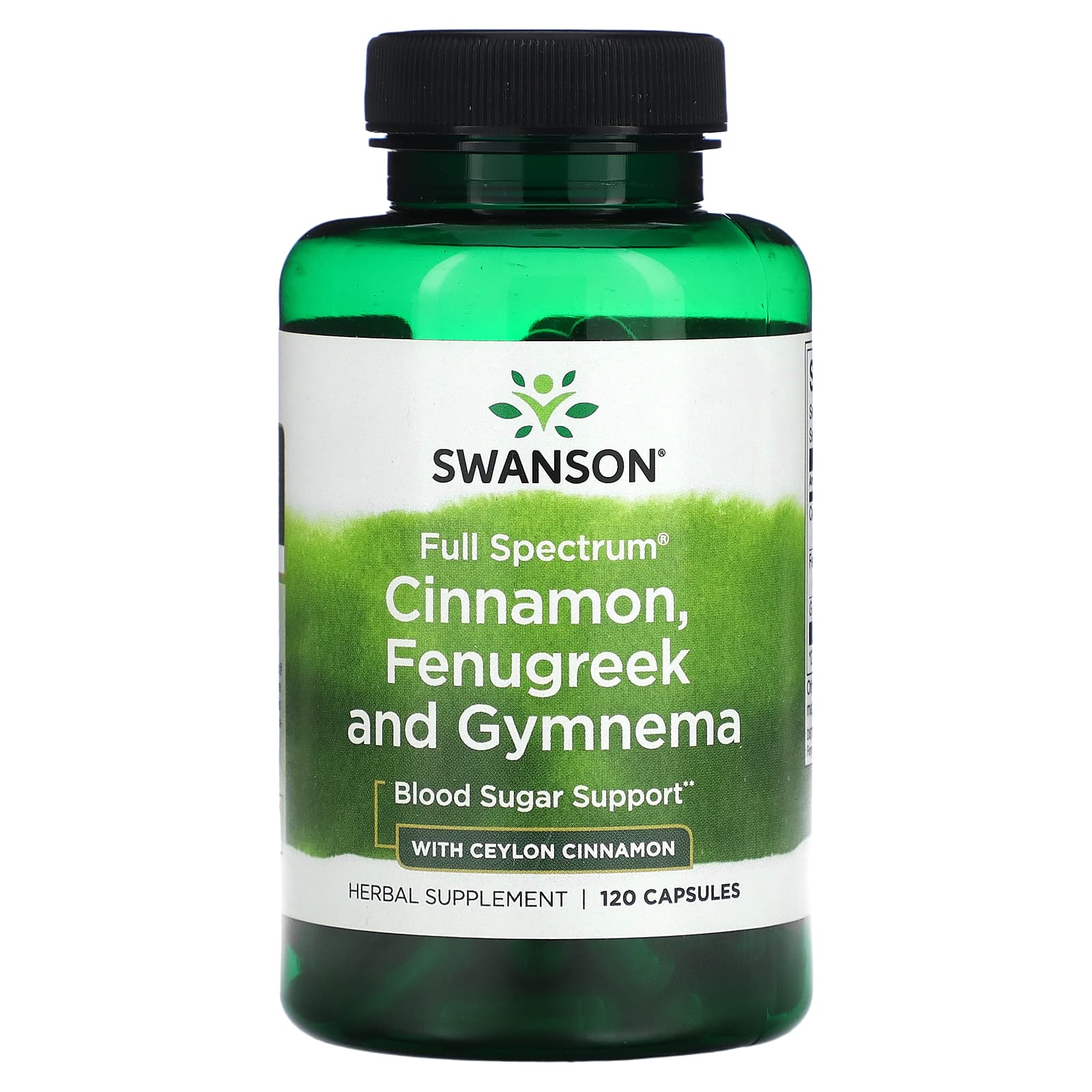 Купить Swanson Корица полного спектра True Cinnamon, 120 капсул выгодно ...