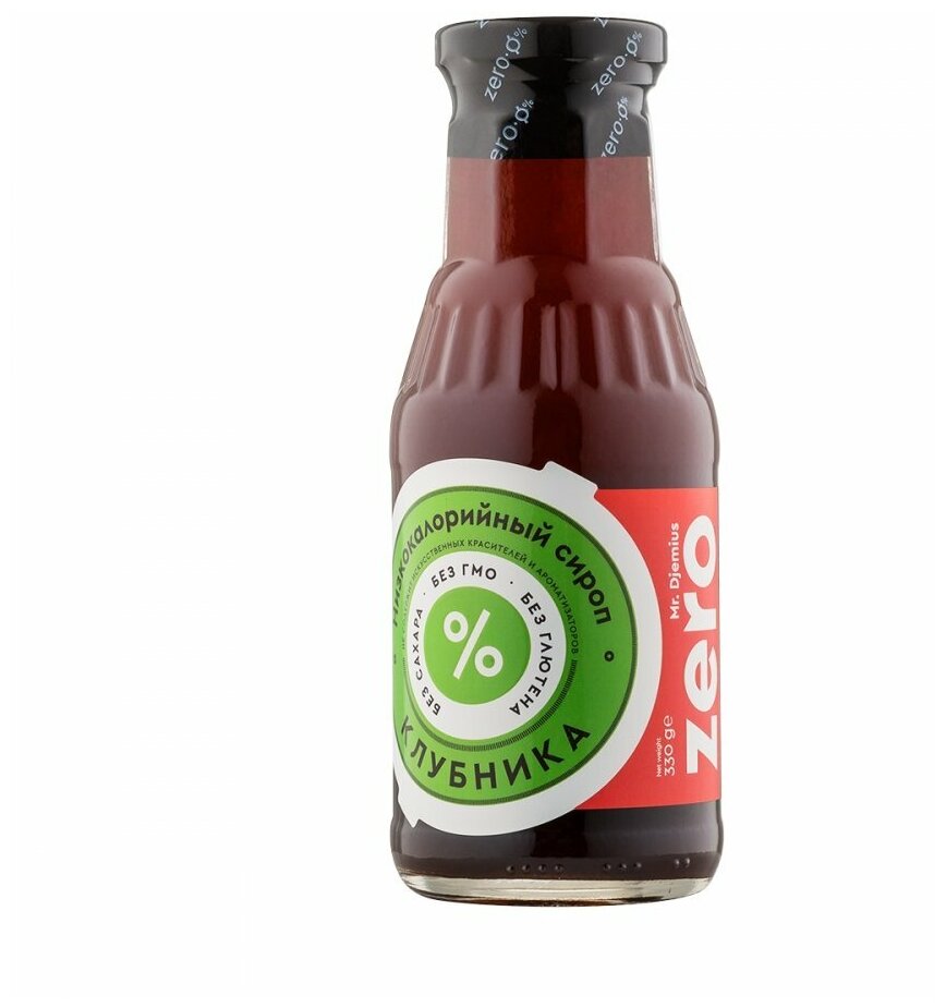 Купить Mr. Djemius клубника Mr. Djemius Сироп низкокалорийный ZERO 330 мл (Mr. Djemius) выгодно ...