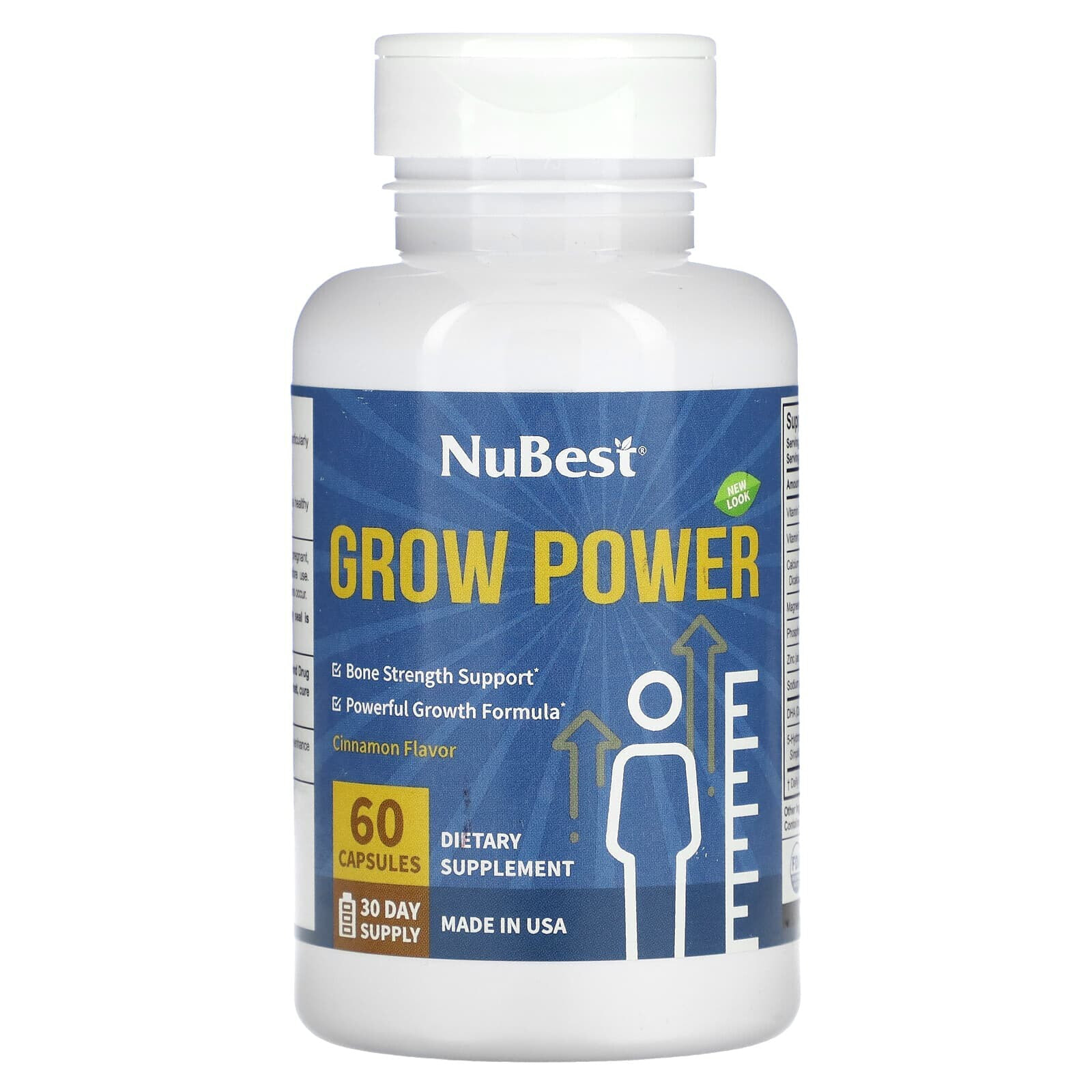 Купить NuBest NuBest, Grow Power, корица, 60 капсул выгодно на Beautery ...