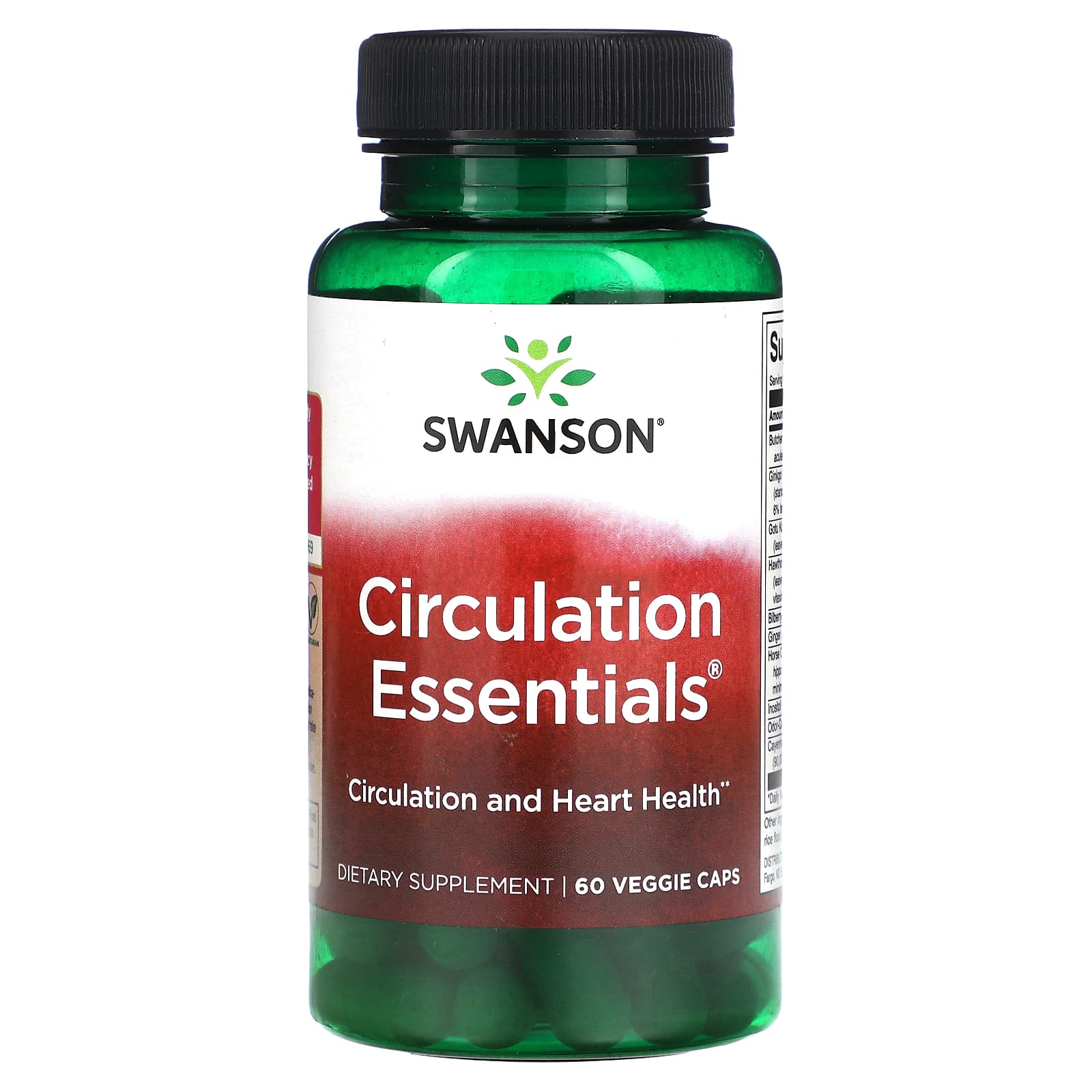 Купить Swanson Основы циркуляции Circulation Essentials, 60 капсул ...