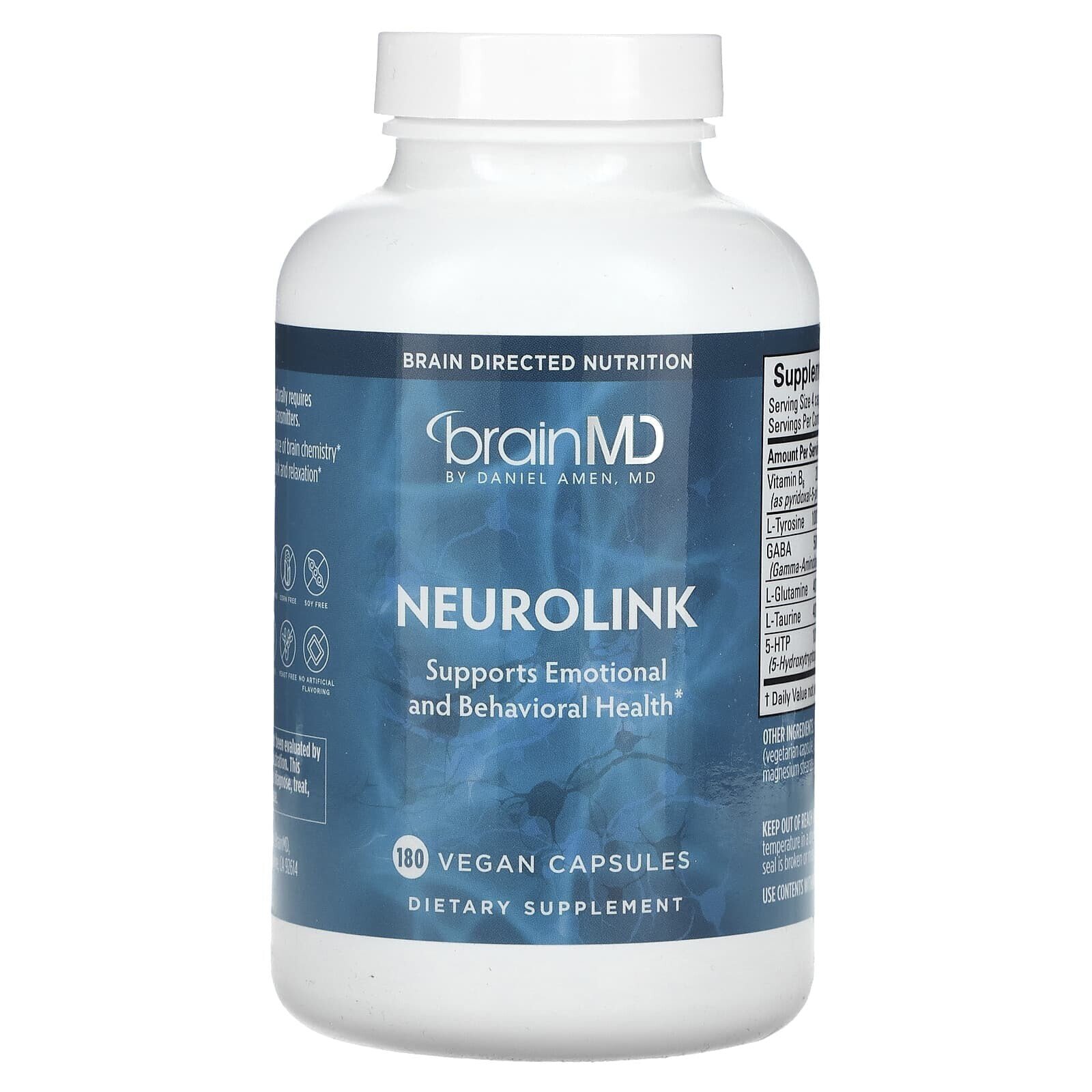 Купить BrainMD Витамины для мозга Neurolink, 180 капсул выгодно на ...