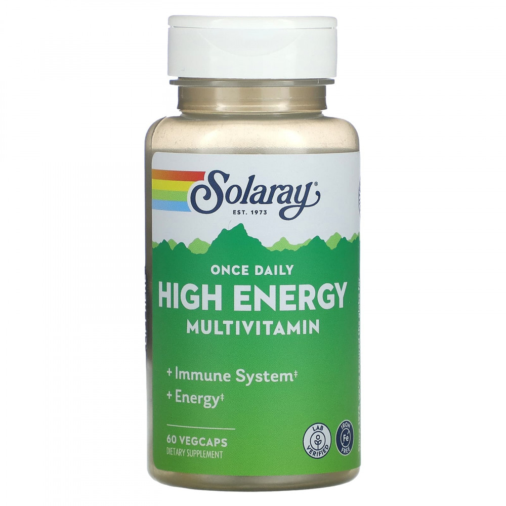 Купить Solaray Мультивитамины OD High Energy, 60 капсул выгодно на ...