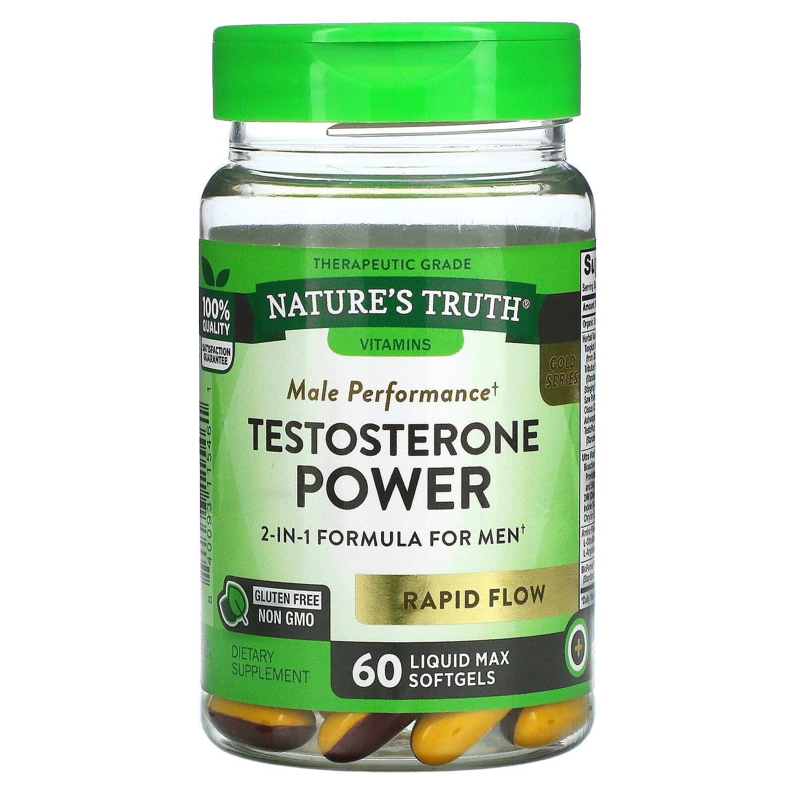 Купить Nature's Truth Nature's Truth, Testosterone Powerful Formula, 60 ...