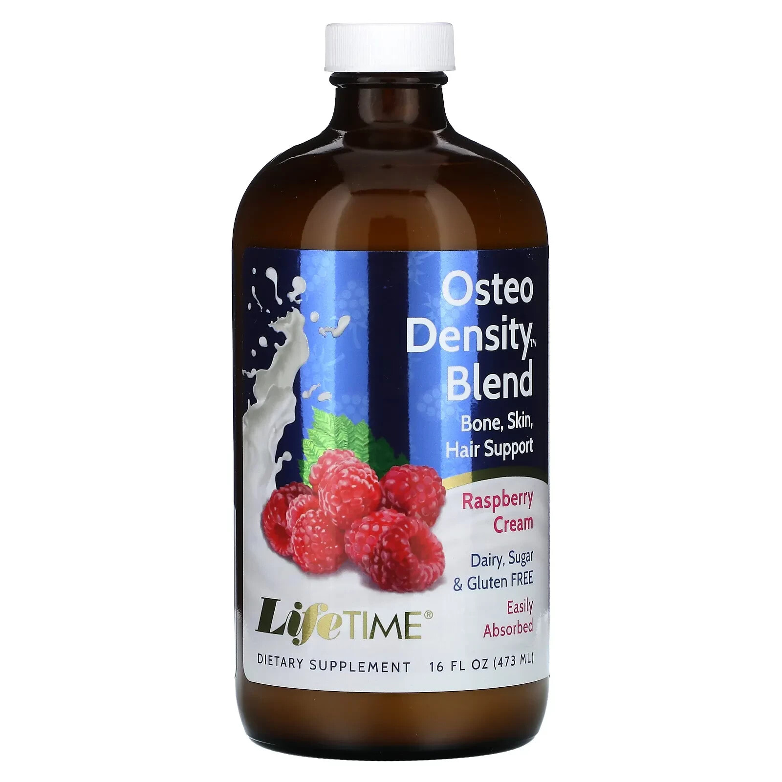 Купить LifeTime Vitamins Osteo Density Blend, Raspberry Cream, 16 fl oz ...