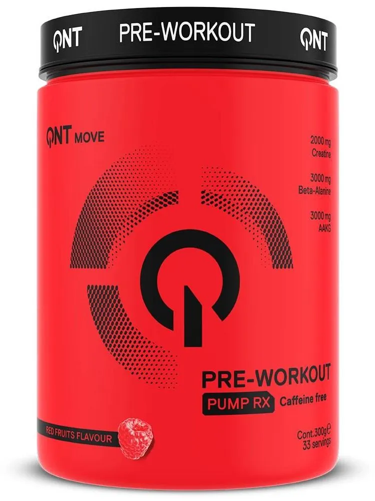 Купить QNT Предтренировочный комплекс Pre-Workout Pump RX Красные фрукты, 300 г выгодно на ...