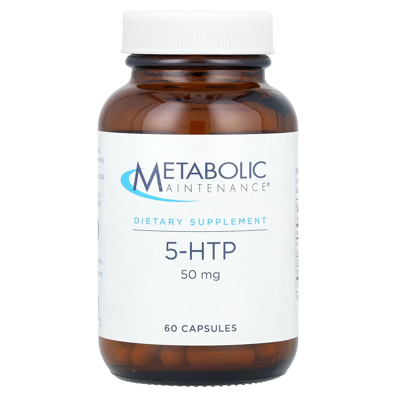 Купить Metabolic Maintenance Metabolic Maintenance, 5-HTP, 50 мг, 60 ...