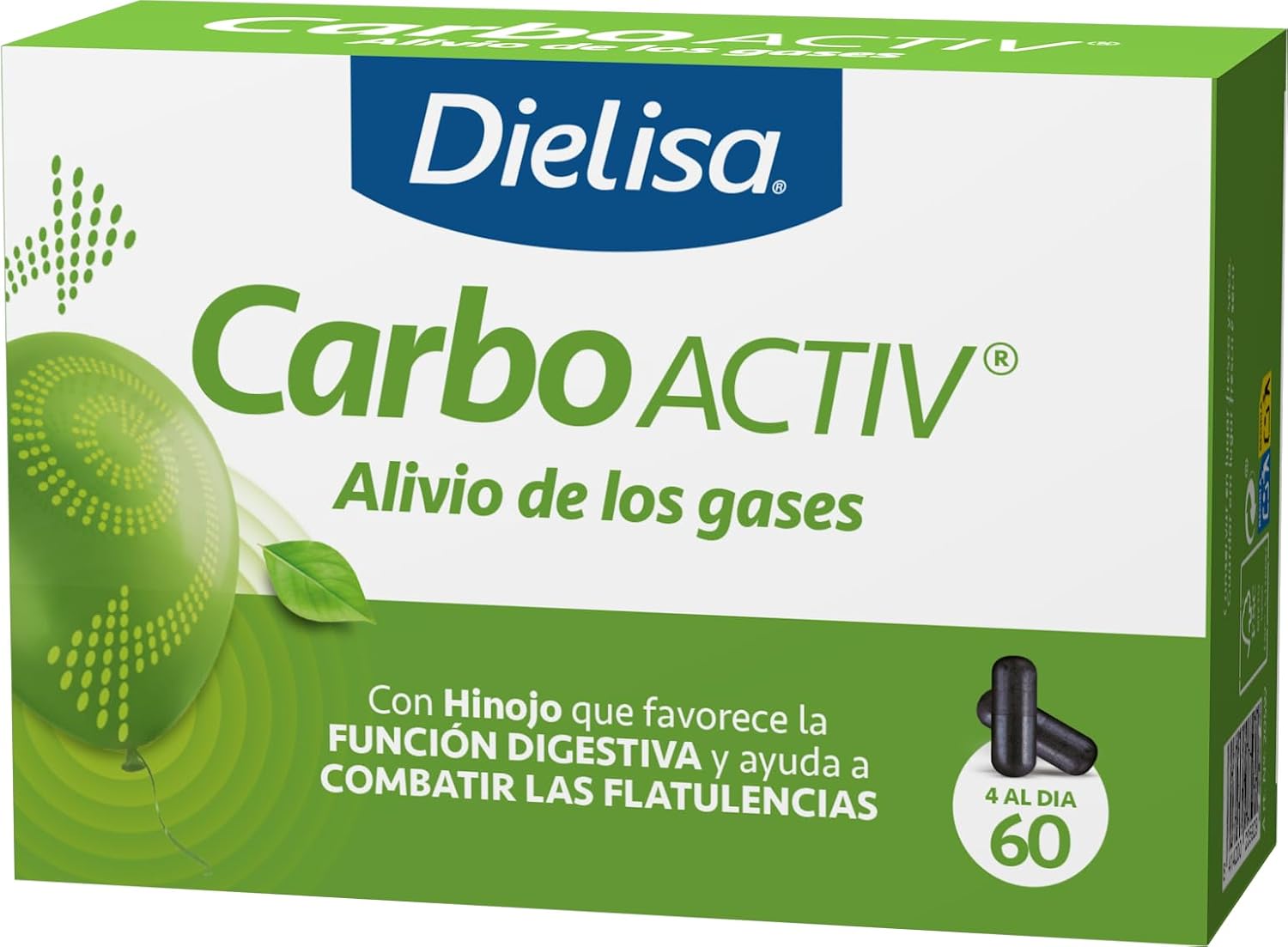Купить Dietisa БАД Carboactive, 60 капсул выгодно на Beautery - код 74593